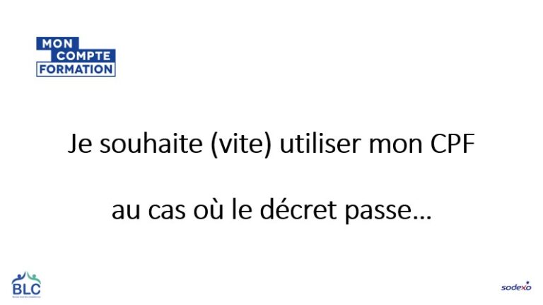 Retour sur l’info collective « Utiliser son CPF » – UEBS CSG